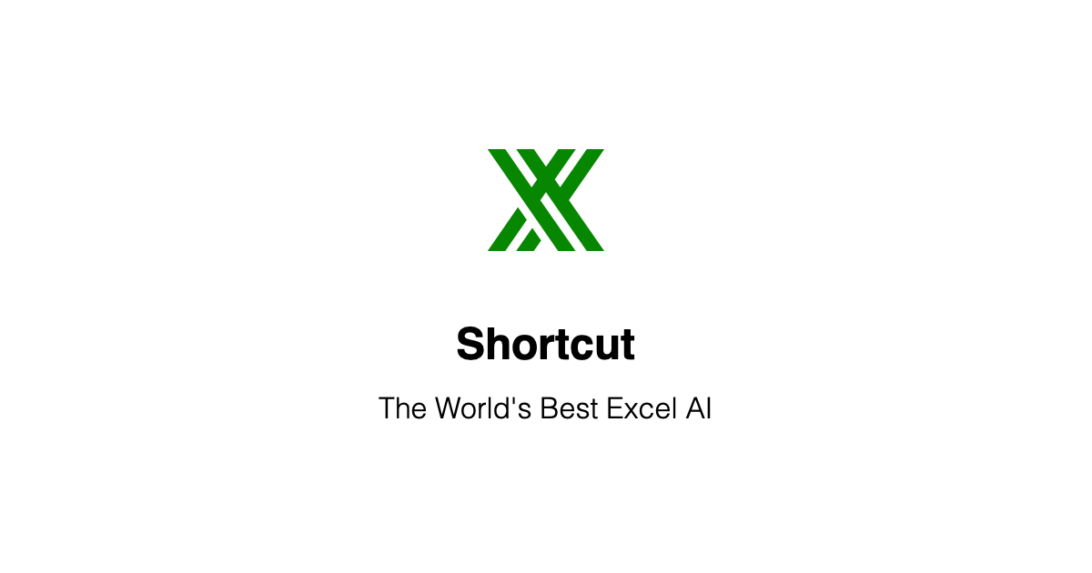 Pricing - Shortcut | AI-Powered Excel Assistant